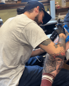 Brandon Garcia - Rose & Dagger Tattoo